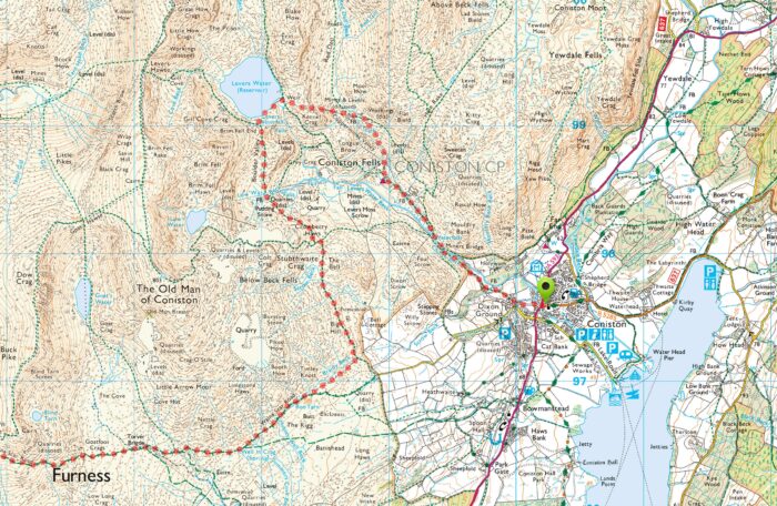 Day 10 - Coniston to Seathwaite - Lakeland Way : Lakeland Way