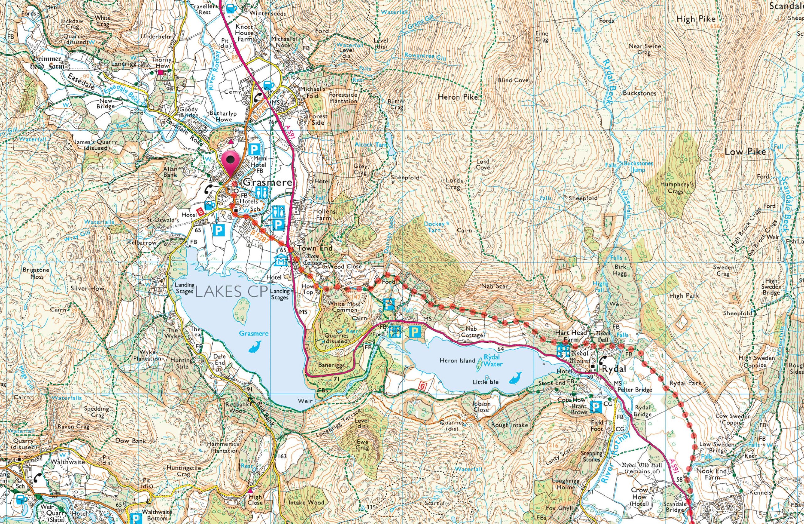 Day 8 - Troutbeck to Grasmere - Lakeland Way : Lakeland Way