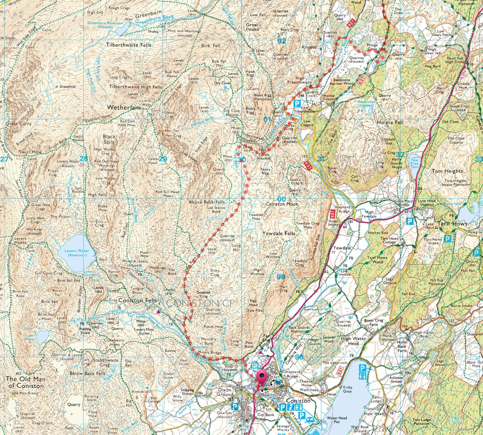 Day 9 - Grasmere to Coniston - Lakeland Way : Lakeland Way