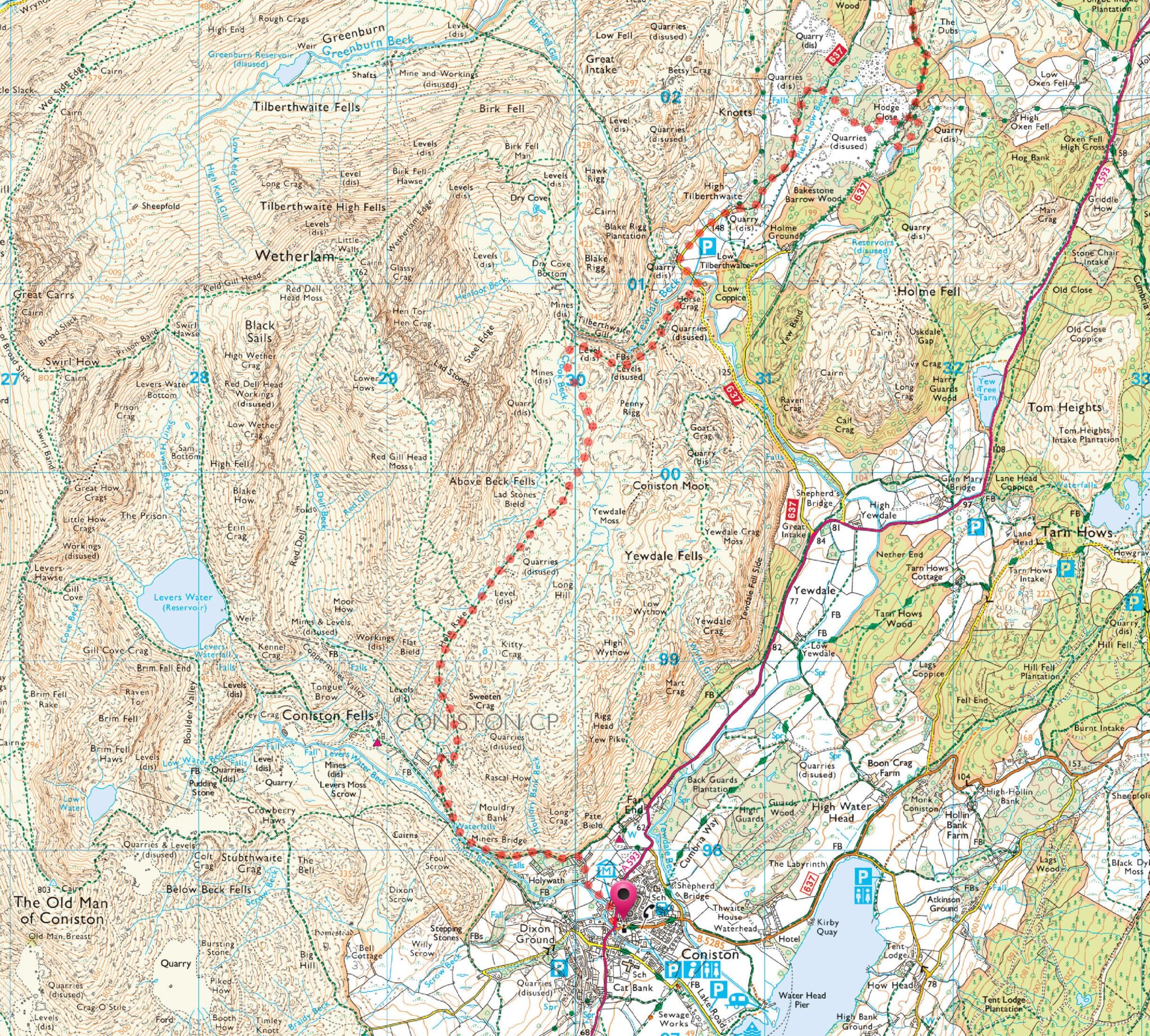 Day 9 - Grasmere to Coniston - Lakeland Way : Lakeland Way