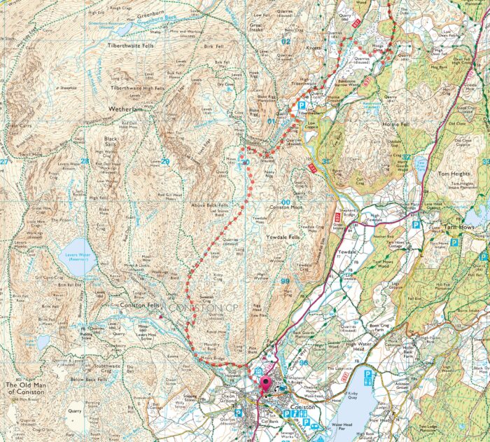 Day 9 - Grasmere to Coniston - Lakeland Way : Lakeland Way