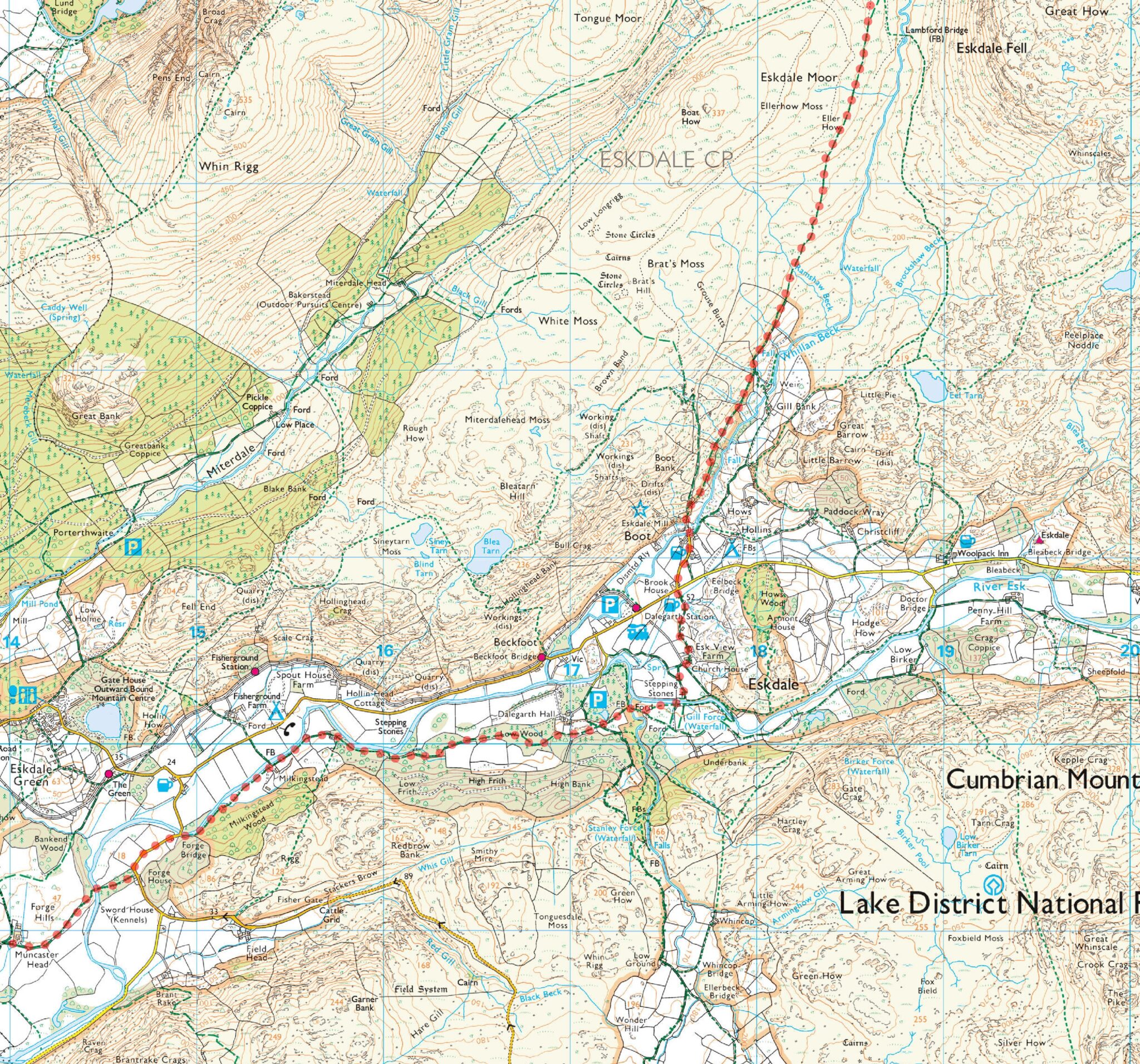 Day 1 - Ravenglass to Wasdale Head - Lakeland Way : Lakeland Way