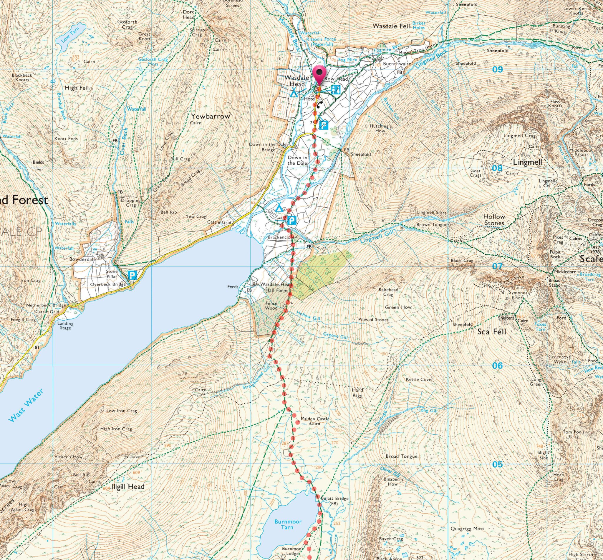 Day 1 - Ravenglass to Wasdale Head - Lakeland Way : Lakeland Way